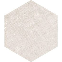 Wellker Fliesen Chiquimula Fabric Ivory glasiert matt Rundkante 21,5x25 cm St&auml;rke 9 mm, 1 Pack g&uuml;nstig