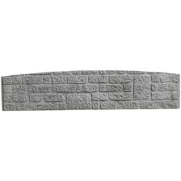 Beckers Betonzaun Standard Bogen-Motiv Romania 200x45x3,5 cm grau g&uuml;nstig