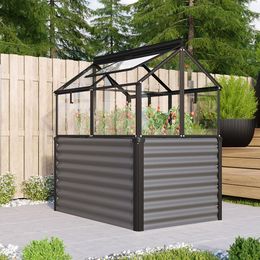 Vitavia Hochfr&uuml;hbeet Paris, ESG 3 mm, Granit/Schwarz