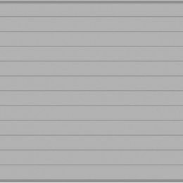 TraumGarten Sichtschutzzaun SYSTEM ALU PLUS Zaunfeld-Set Silber 238 cm Sichtschutz Steckzaun Lamellenzaun g&uuml;nstig