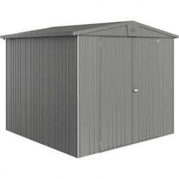 BioHort Ger&auml;tehaus Europa quarzgrau-metallic Ger&auml;teschuppen, 4 (244x228 cm)