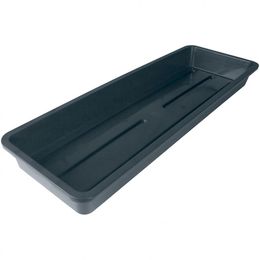 Windhager Aussaat-Schale Anzuchtschale, 59x19x6 cm, Schiefergrau