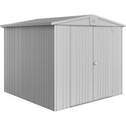 BioHort Ger&auml;tehaus Europa silber-metallic Ger&auml;teschuppen, 4 (244x228 cm)