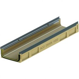 Aco Drain Multiline Seal in Flachrinne, Stahl verzinkt, 120 mm,V200