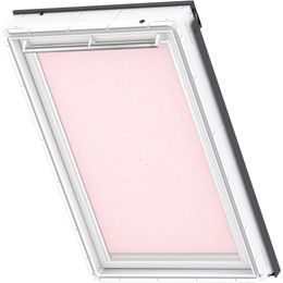 Disney & Velux Goodnight Collection Verdunkelungsrollo DKL manuell Disney Rosa Sterne 4659, CK06, GEL,Manuell,Velux,wei&szlig;e Schiene