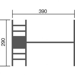 Weka Tabaluga Doppelschaukel mit Nestschaukel, mit Podest