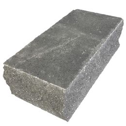 EHL Gartenmauer Mauersystem BossIntak Mauersteine basalt-anthrazit, Anfangs-/Endstein (50x25 cm)