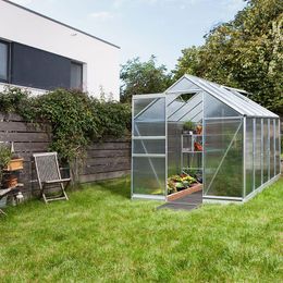 Vitavia Gew&auml;chshaus Apollo Tomatenhaus Silber, 4 mm, 323x195x207 cm (LxBxH)
