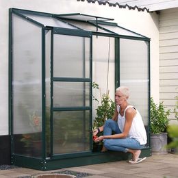 Vitavia Anlehngew&auml;chshaus Styx Tomatenhaus Smaragd, 4 mm, 69x193x182 cm (LxBxH),HKP (Hohlkammerplatten)