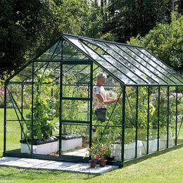 Vitavia Gew&auml;chshaus Merkur Tomatenhaus Smaragd, 3 mm, 445x257x232 cm (LxBxH),ESG (Einscheibensicherheitsglas, kristallklar)