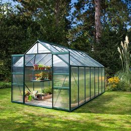 Vitavia Gew&auml;chshaus Mars Tomatenhaus Smaragd, 4 mm, 445x257x232 cm (LxBxH),HKP (Hohlkammerplatten)
