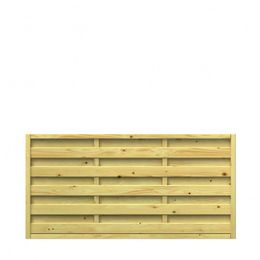 Wellker Sichtschutzzaun KDI Holz Sichtschutz Lamellenzaun, 179x89 cm