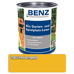 BENZ PROFESSIONAL Bio Garten- & Spielplatz-Lasur Holzschutzmittel, 0,75 l, Indischgelb