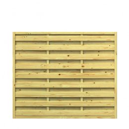 Wellker Sichtschutzzaun KDI Holz Sichtschutz Lamellenzaun, 179x149 cm