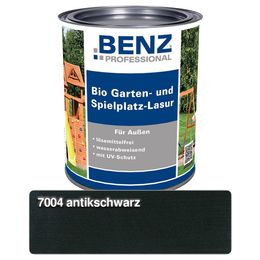 BENZ PROFESSIONAL Bio Garten- & Spielplatz-Lasur Holzschutzmittel, 2,5 l, Antikschwarz