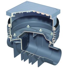 Aco Einfachr&uuml;ckstauverschluss Triplex-K Typ 0 , DN 150
