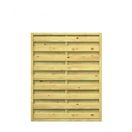 Wellker Sichtschutzzaun KDI Holz Sichtschutz Lamellenzaun, 119x149 cm