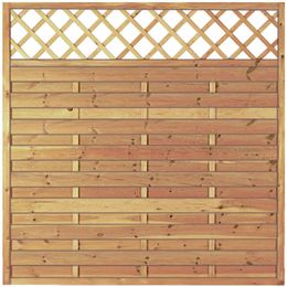 TETZNER & JENTZSCH T&J Sichtschutzzaun Maxi-Massiv Sichtschutz Lamellenzaun, 180x180 cm