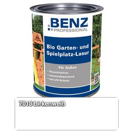 BENZ PROFESSIONAL Bio Garten- & Spielplatz-Lasur Holzschutzmittel, 0,75 l, Birkenwei&szlig;