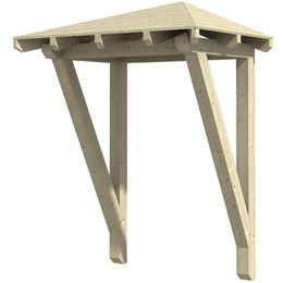 Skan Holz Vordach Wesel Dach Natur, Typ 2