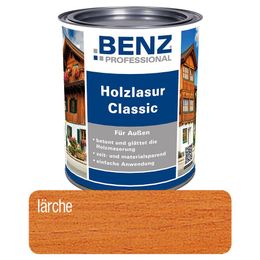 BENZ PROFESSIONAL Holzlasur Classic Holzschutzmittel, 2,5 l, L&auml;rche