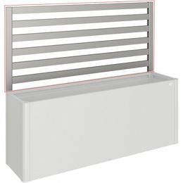BioHort Rankgitter f&uuml;r Hochbeet und Pflanzbeet Belvedere quarzgrau-metallic, 200