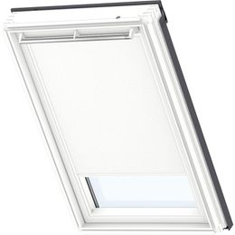 Velux Vorteils-Set Hitzeschutz Plus DOP Manuell Uni Weiss/Schwarz 1025, FK04, GGU,Manuell,Velux,wei&szlig;e Schiene und Haltekrallen
