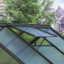Vitavia Alu-Dachfenster ohne Glas, Schwarz, 57,3x73,6 cm