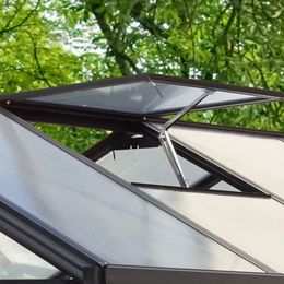 Vitavia Alu-Dachfenster ohne Glas, Schwarz, 69,1x72,9 cm
