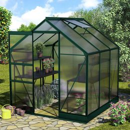 Vitavia Gew&auml;chshaus Apollo Tomatenhaus Smaragd, 6 mm, 199x195x207 cm (LxBxH)