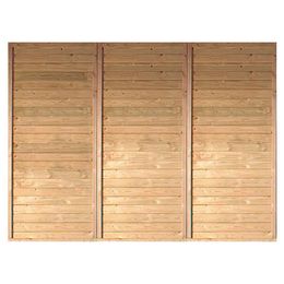 Karibu R&uuml;ckwand f&uuml;r Carport, Einzelcarport