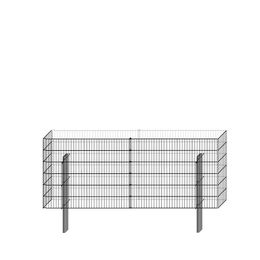 bellissa Gabionenzaun limes Grundmodul, 900 mm