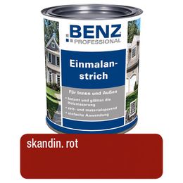 BENZ PROFESSIONAL Einmalanstrich Holzschutzmittel, 0,75 l, Schwedenrot