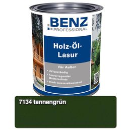 BENZ PROFESSIONAL Holz-&Ouml;l-Lasur Holzschutzmittel, 2,5 l, Tannengr&uuml;n
