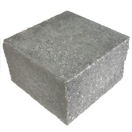 EHL Gartenmauer Mauersystem BossIntak Mauersteine basalt-anthrazit, Halbstein (25x25 cm)