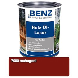BENZ PROFESSIONAL Holz-&Ouml;l-Lasur Holzschutzmittel, 2,5 l, Mahagoni