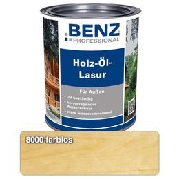 BENZ PROFESSIONAL Holz-&Ouml;l-Lasur Holzschutzmittel, 2,5 l, Transparent