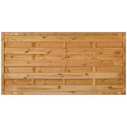 TETZNER & JENTZSCH T&J Sichtschutzzaun Maxi-Massiv Sichtschutz Lamellenzaun, 180x90 cm