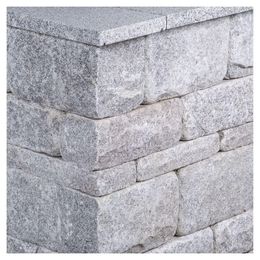 Seltra Natursteine Schlossmauersteine BRAVO Granit edelgrau, 22,5x18-20x30-50 cm