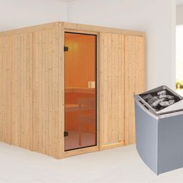 Karibu Woodfeeling Sauna Oulu, 9 kW int. Steuerung