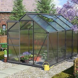Vitavia Gew&auml;chshaus Calypso Tomatenhaus Schwarz, 4 mm, 306x195x197 cm (LxBxH)