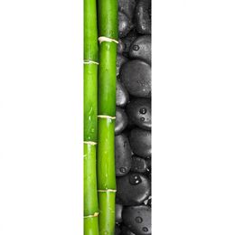XIMAX Raumheizk&ouml;rper Design Heizk&ouml;rper P1 Plan Print Bambus/Stein vertikal, 180x52 cm (952 W)