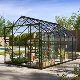 Vitavia Gew&auml;chshaus Dione Tomatenhaus Schwarz, 445x264x255 cm (LxBxH)