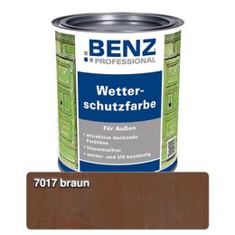 BENZ PROFESSIONAL Wetterschutzfarbe Holzschutzmittel , 0,75 l, Braun