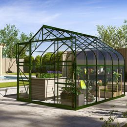 Vitavia Gew&auml;chshaus Dione Tomatenhaus Smaragd, 383x264x255 cm (LxBxH)