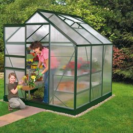 Vitavia Gew&auml;chshaus Venus Tomatenhaus Smaragd, 6 mm, 195x195x197 cm (LxBxH),HKP (Hohlkammerplatten)
