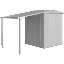 BioHort Seitendach Ger&auml;tehaus Europa silber-metallic, 2/3/4A (150x156 cm)