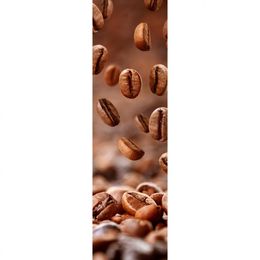 XIMAX Raumheizk&ouml;rper Design Heizk&ouml;rper P1 Plan Print Kaffeebohnen vertikal, 180x52 cm (952 W)