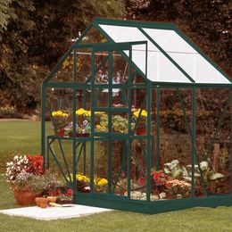 Vitavia Gew&auml;chshaus Venus Tomatenhaus Smaragd, 3 mm, 131x195x197 cm (LxBxH),ESG (Einscheibensicherheitsglas, kristallklar)