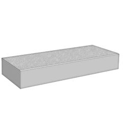KANN Blockstufe La Tierra Nebraska Kies, 100x34 cm